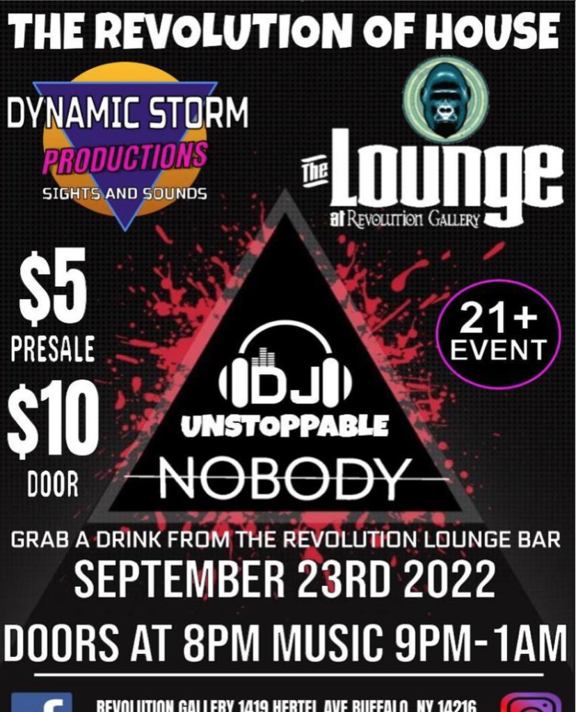 DJ Unstoppable – REVOLUTION GALLERY LOUNGE