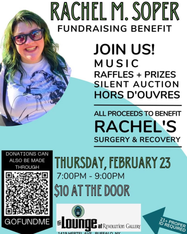 Fundraiser for Rachel Soper – REVOLUTION GALLERY LOUNGE
