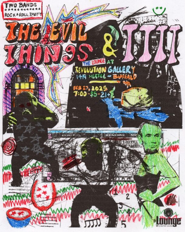 The Evil Things and TTTT February 27th – REVOLUTION GALLERY LOUNGE
